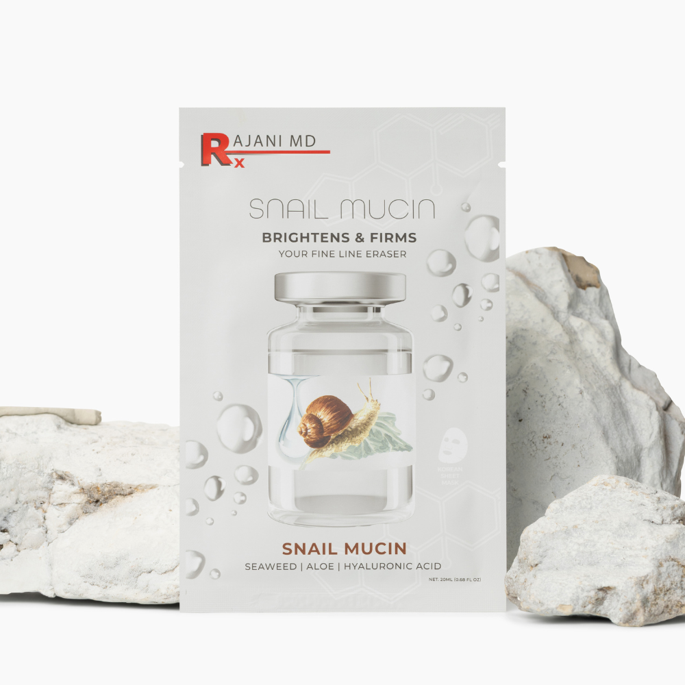Snail Mucin Korean Sheet Mask: Hydration & Elasticity | RajaniMD