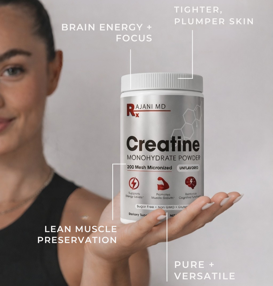Creatine Monohydrate Powder::GLO DOSING™ Micro-Creatine for Skin ...
