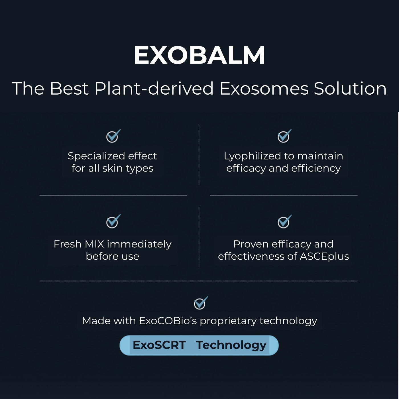 ASCEplus EXOBALM::Home-Care Regenerative Skin Treatment