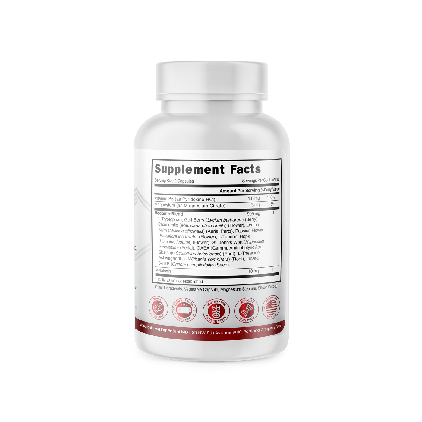Sleep Extreme Capsules: Melatonin, L-Tryptophan, Herbs for Refreshing Sleep